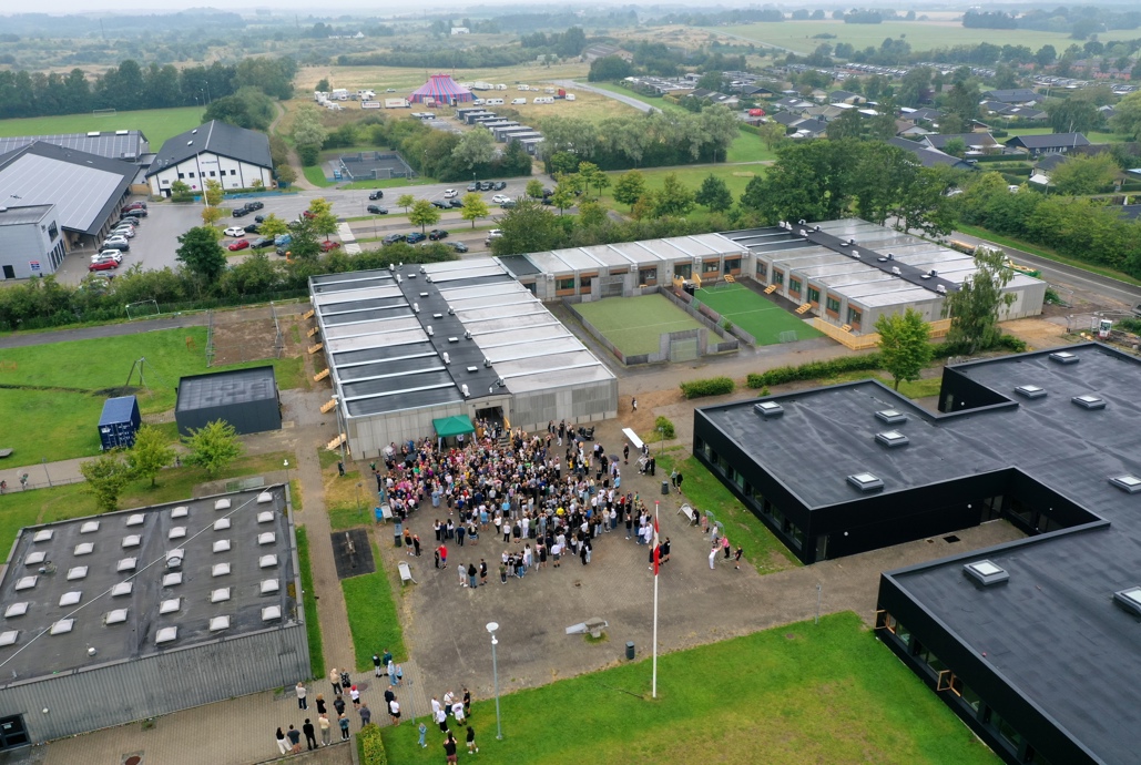 De midlertidige bygninger | Greve Kommune