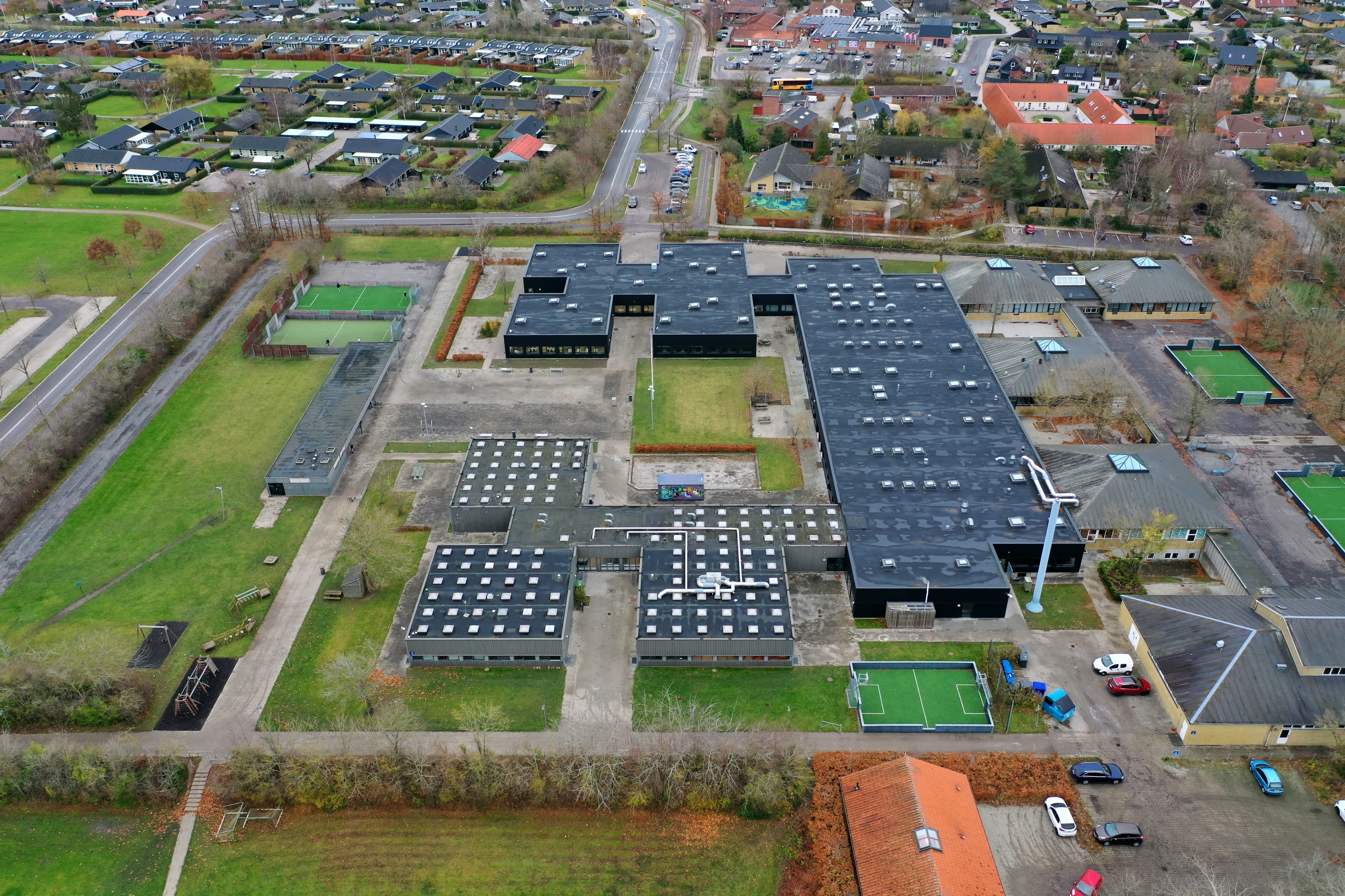 De midlertidige bygninger | Greve Kommune